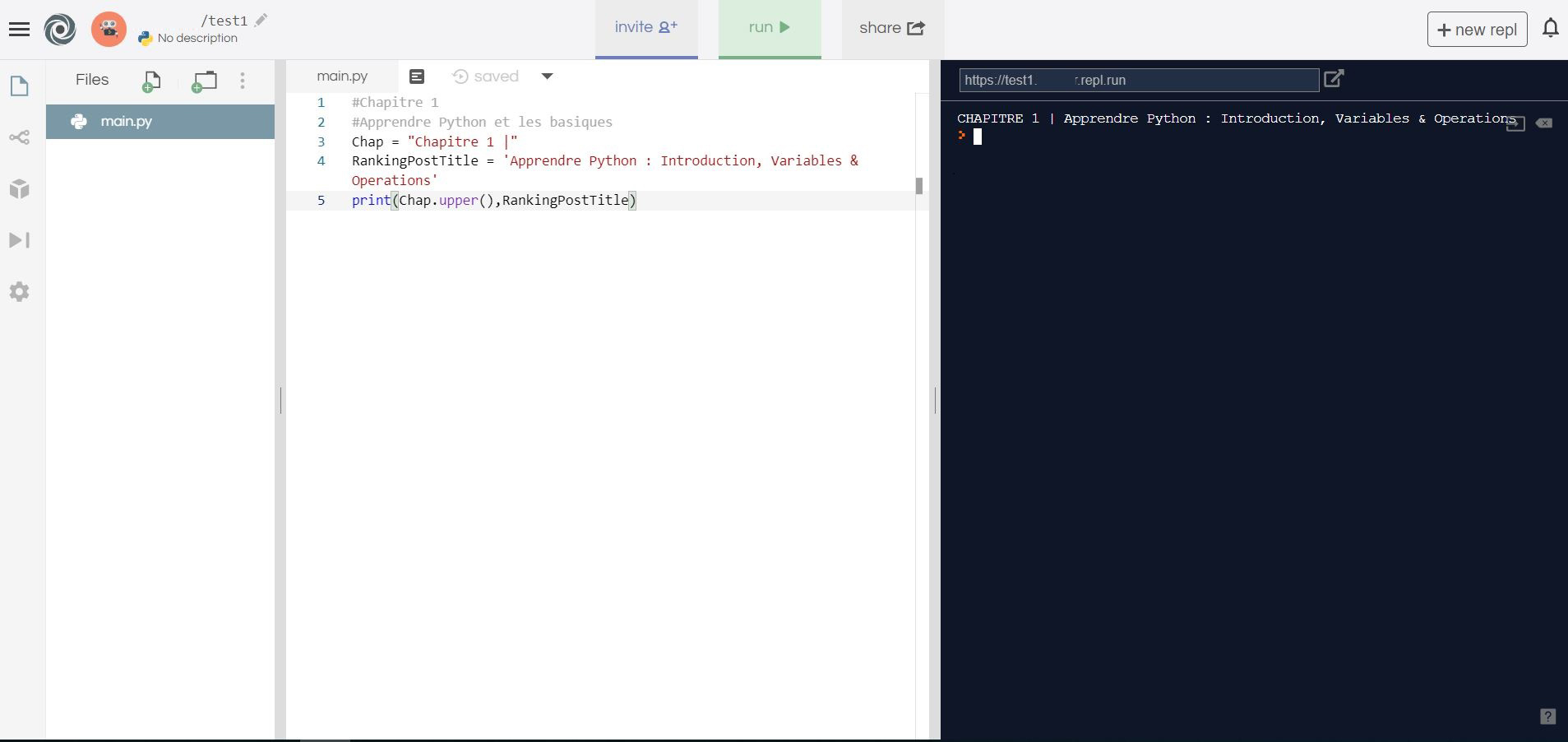 Apprendre Python Introduction Variables Types And Opérations De Base