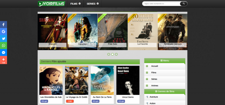 Top : 20 Meilleures Alternatives à Voirfilm.ws pour regarder des Films ...