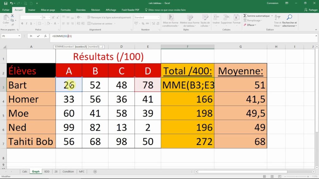 Comment faire une formule de calcul sur Excel ? – Rankiing.net ...